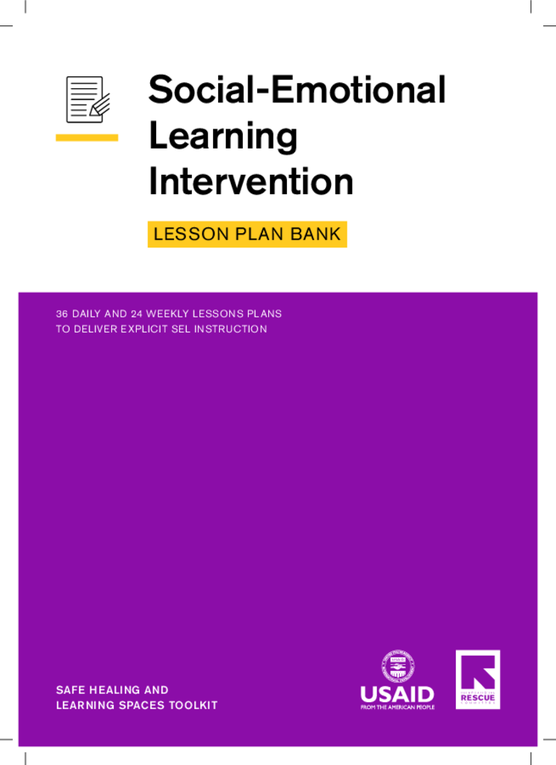 Social-Emotional Learning (SEL) Lesson Plan Bank | International Rescue Committee (IRC)
